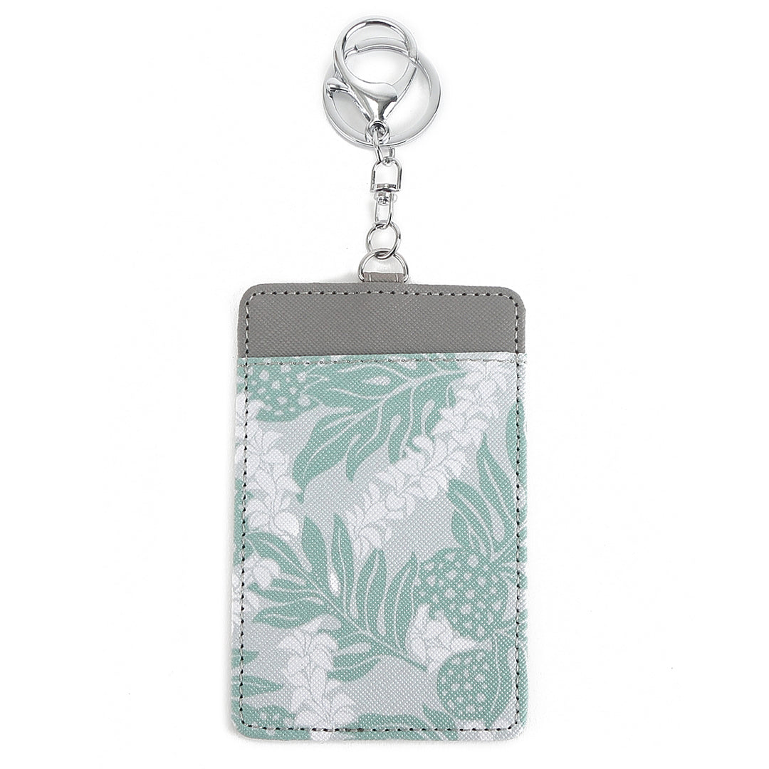 Card Case April Ulu Lei Grey – Happy Wahine